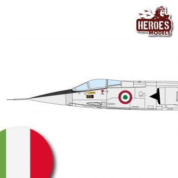 1/144 F-104G | The 1st Italian Starfighter | ONE SHOT DECALS – Heroes ...