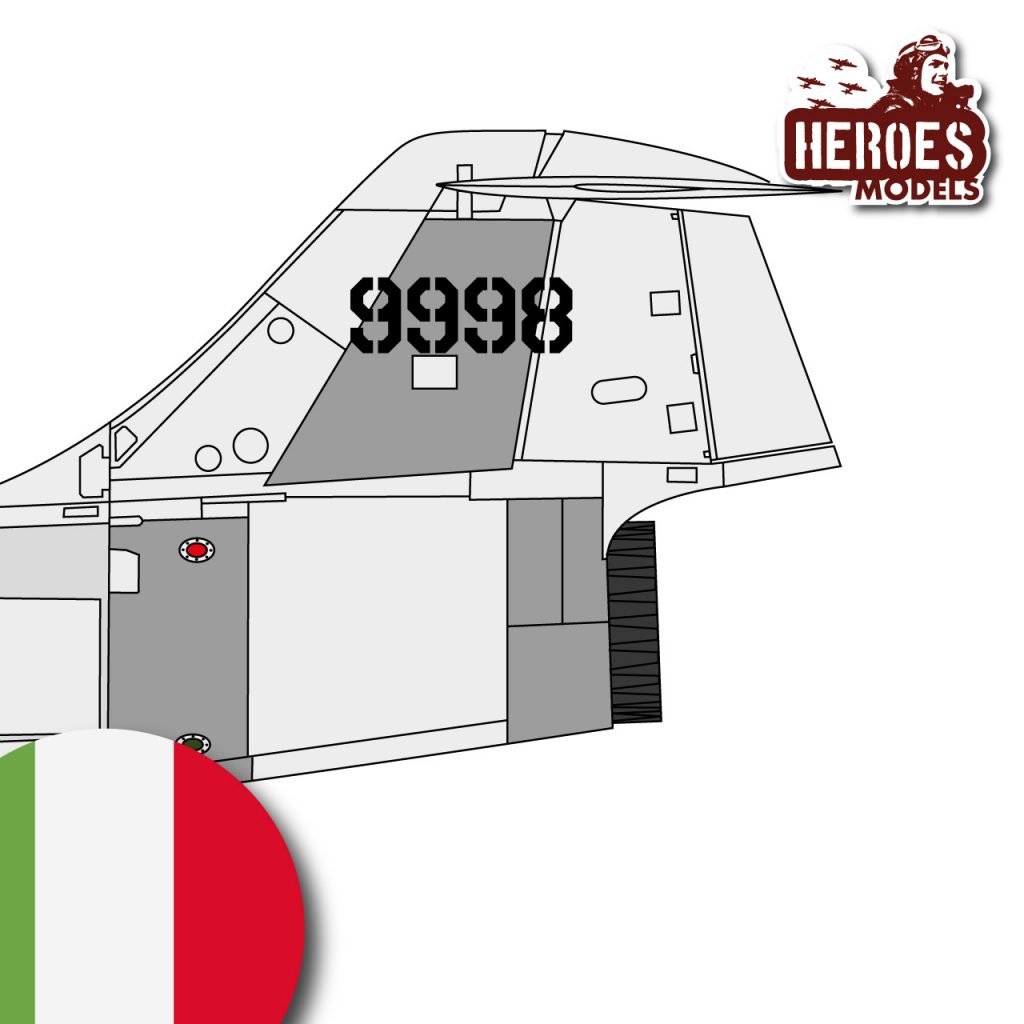 1/144 F-104G | The 1st Italian Starfighter | ONE SHOT DECALS – Heroes ...