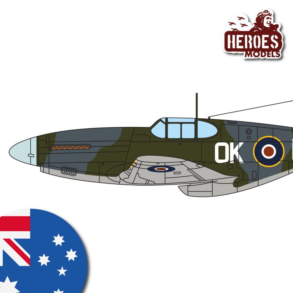 1/144 P-51B | 450 Squadron RAAF | ONE SHOT DECAL - Heroes Models