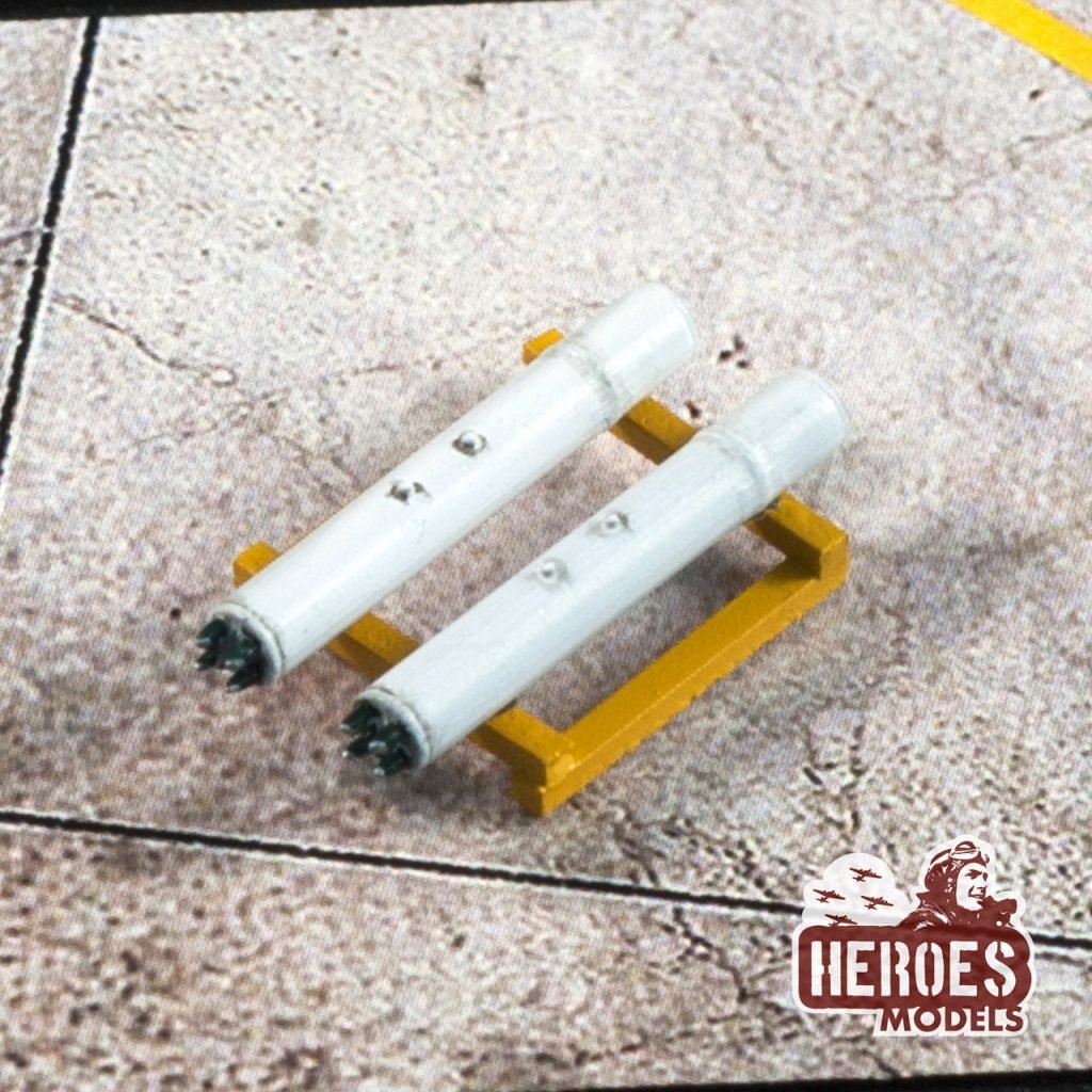 1/144 LAU-10 Rocket Launcher (2 Pcs.) - Heroes Models