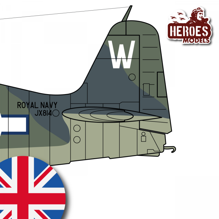 1/144 Hellcat Mk.II | 1844 Sqn FAA | ONE SHOT DECAL – Heroes Models