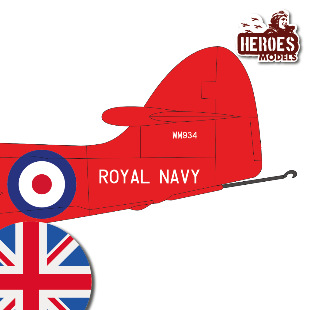 1/144 Seahawk Mk.3 | The Red Devils | ONE SHOT DECALS – Heroes Models